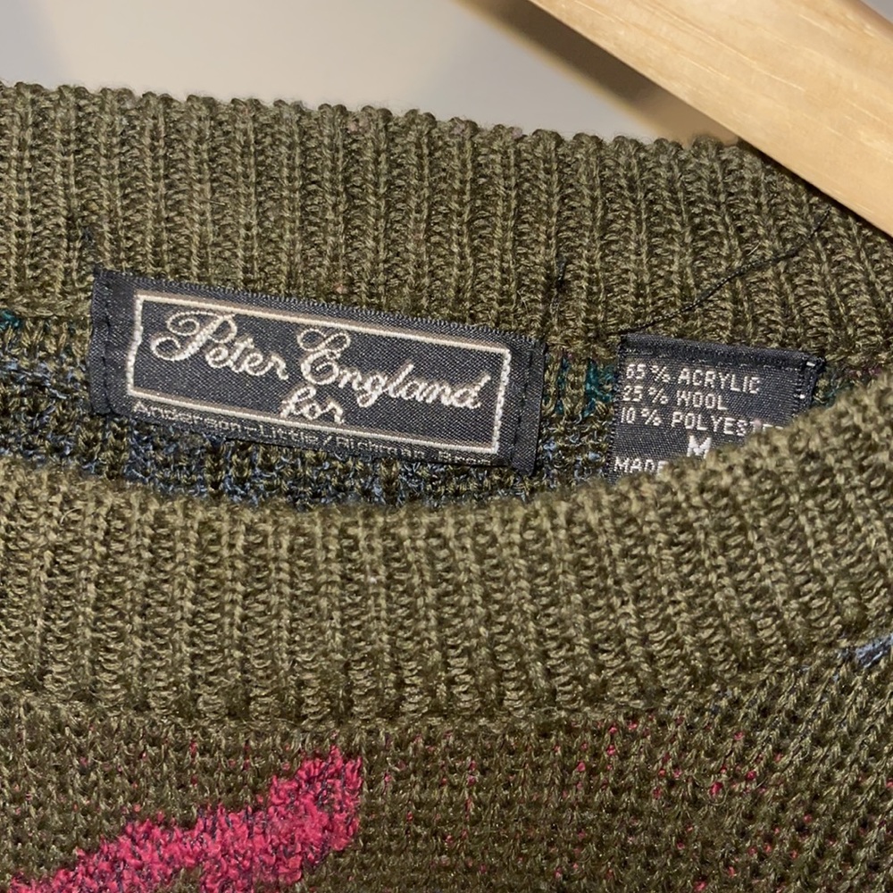 Rare Vintage 1990s Peter England Wool Sweater - Gem
